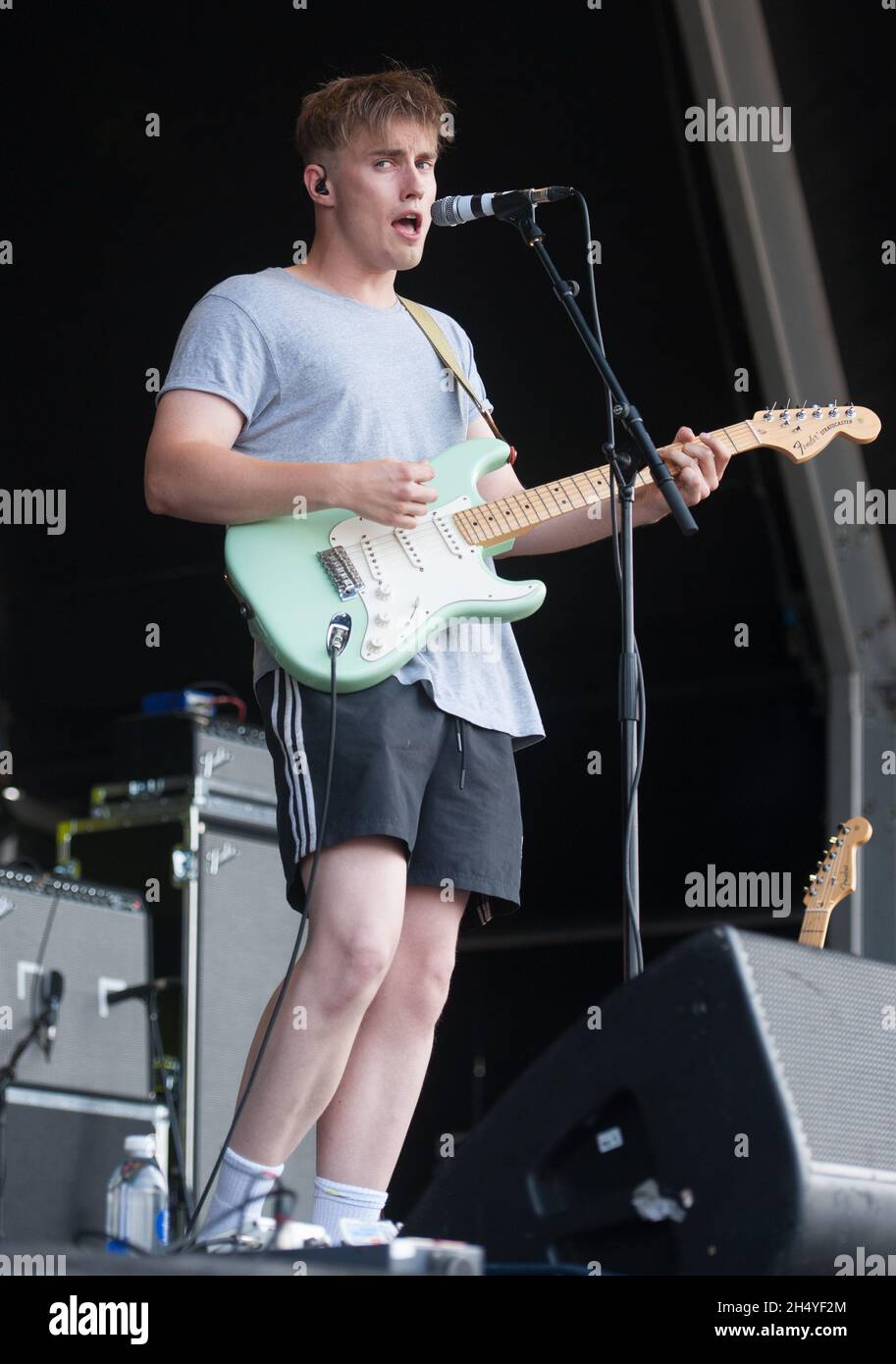 Sam Fender performs on stage on day 1 of Standon Calling Festival on ...