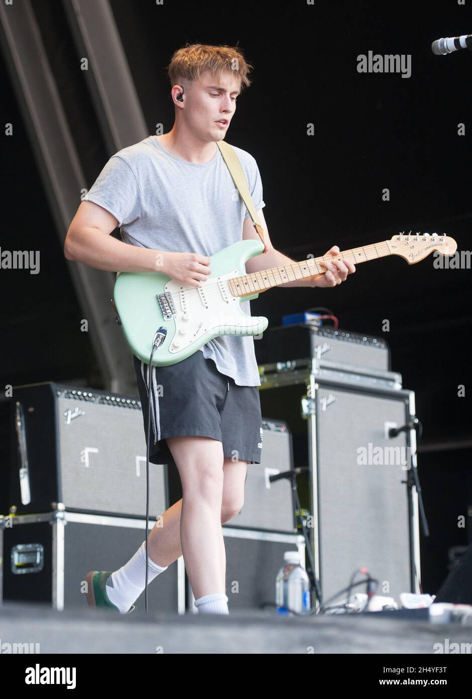 Sam Fender performs on stage on day 1 of Standon Calling Festival on ...