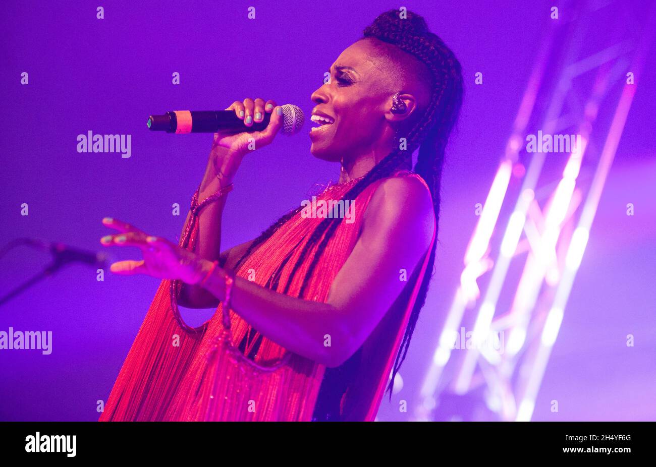 Skye Edwards of Morcheeba performs on stage on day 1 of Standon Calling ...