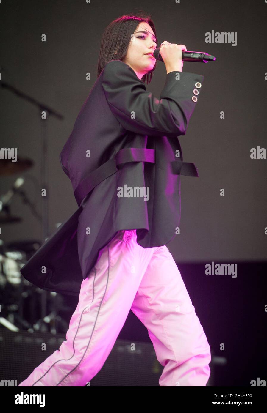 Dua lipa performs on stage hi-res stock photography and images - Alamy