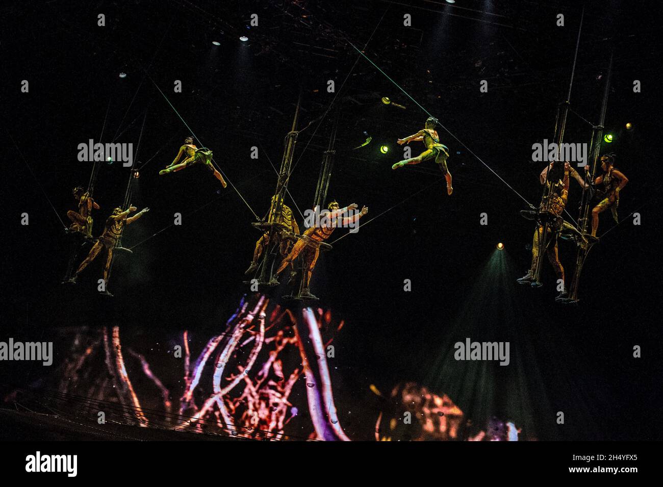 Cirque Du Soleil perform 'OVO' show on 03 October 2018 at the Arena ...