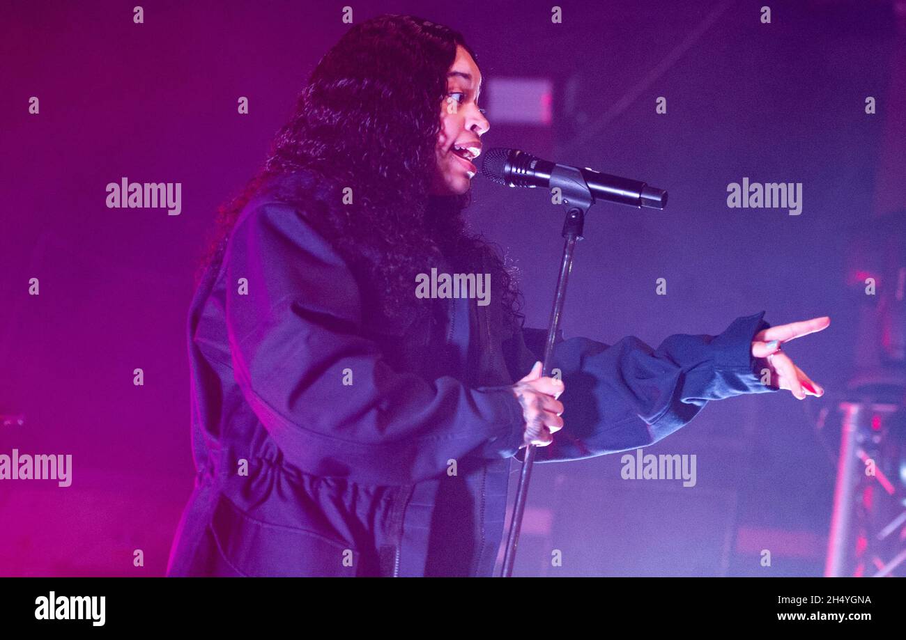 Ella Mai performs on stage at the O2 Academy on 08 January 2019 in ...