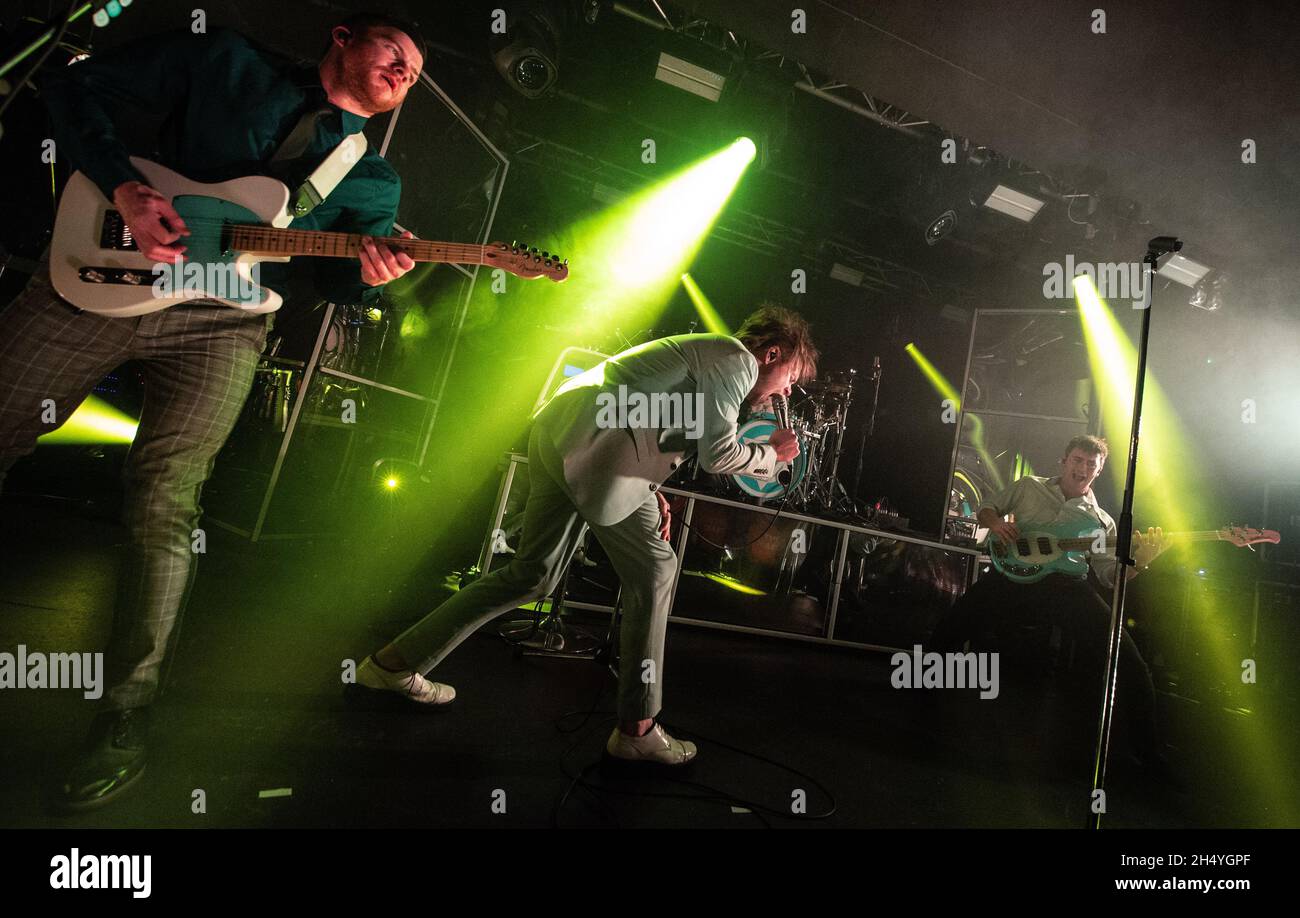 Rory Clewlow, Rob Rolfe, Rou Reynolds and Chris Batten of Enter Shikari ...