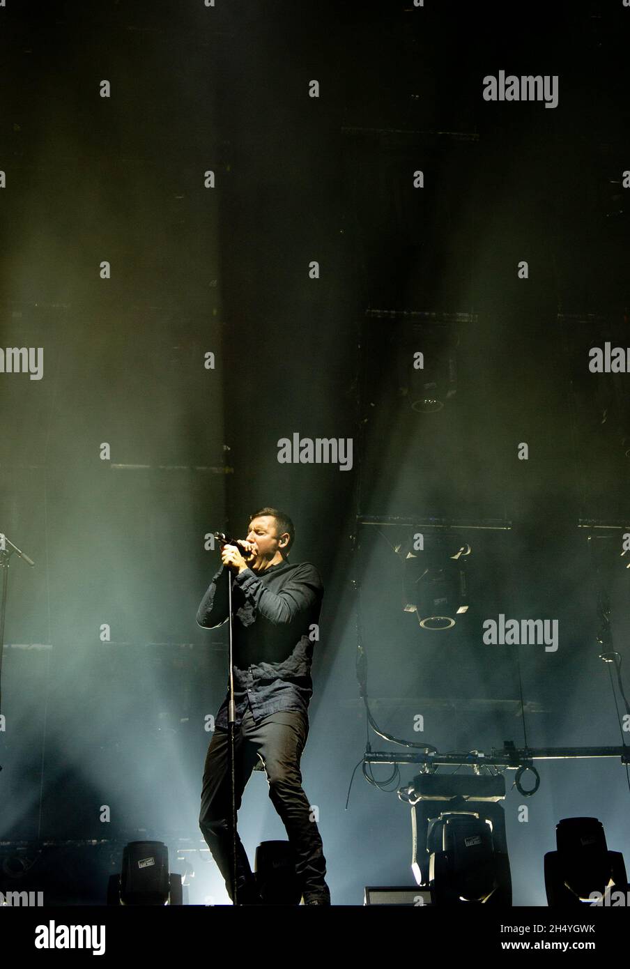 Winston McCall of Parkway Drive performs on stage at the Apollo ...