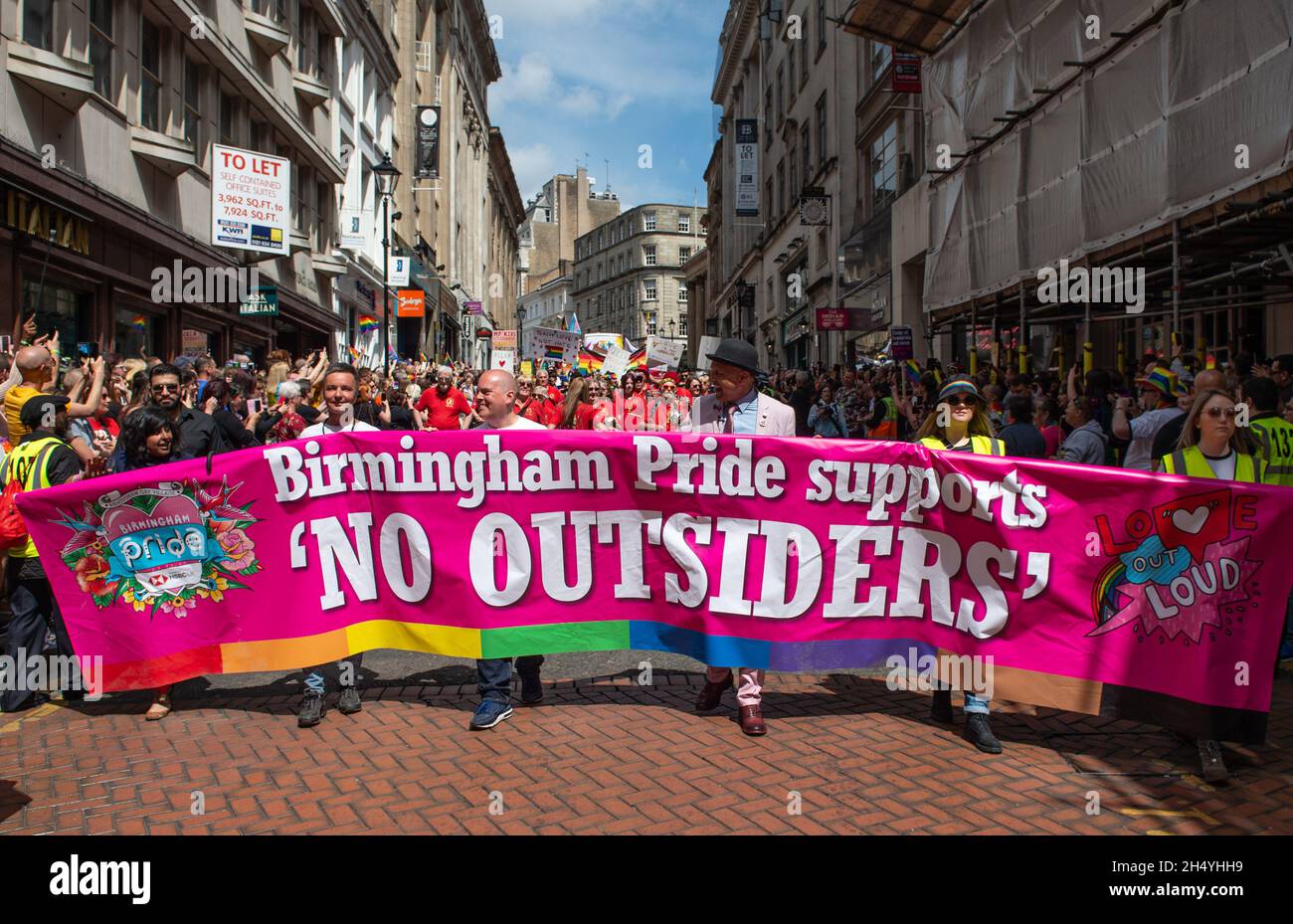 Andrew Moffat, LGBT+ Muslim campaigners Saima Razzaq and Khakan Qureshi ...