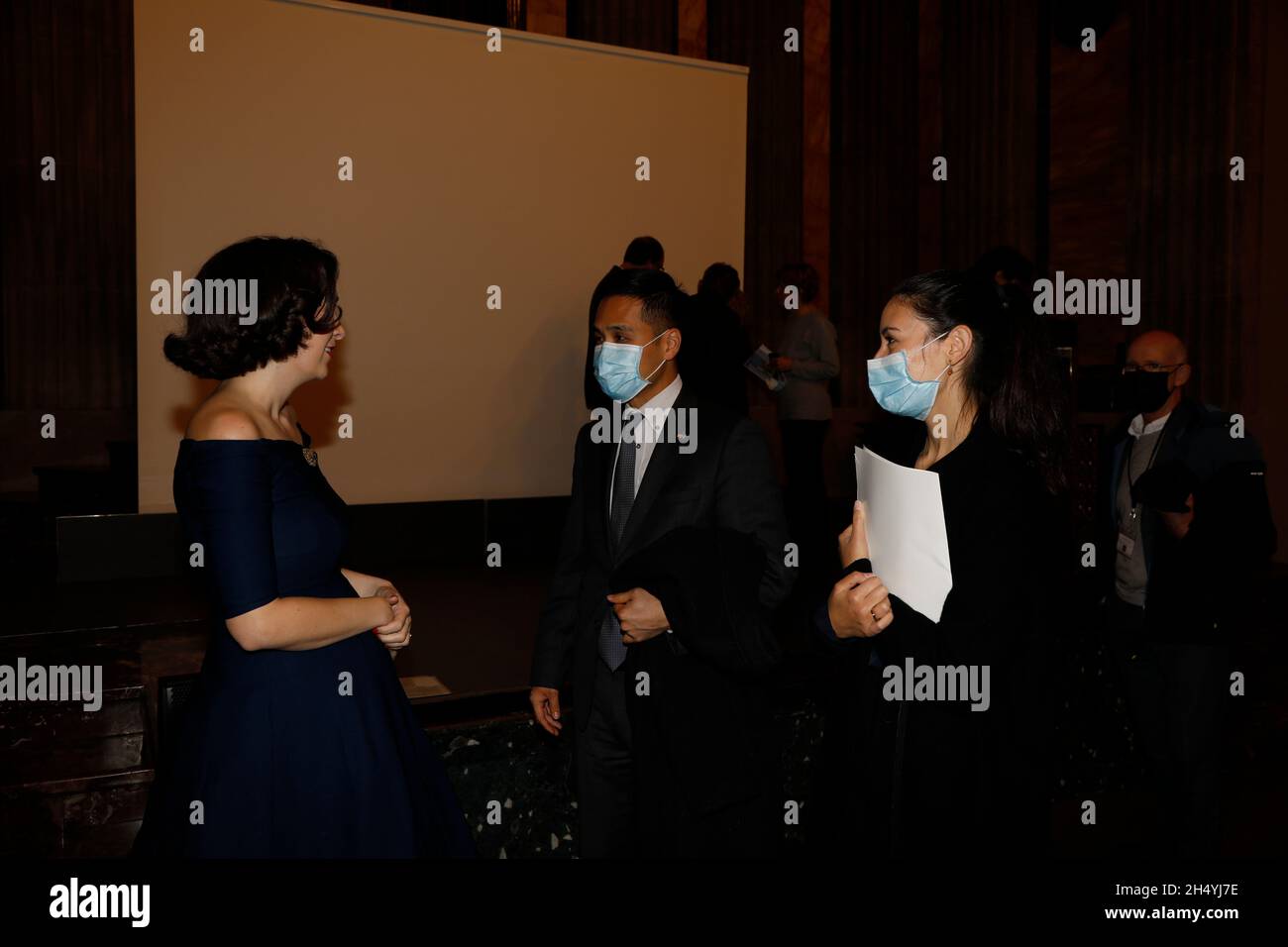 Kenichiro (Ken) Toko, U.S. Consul General in Leipzig,Lauren Leiderman ...