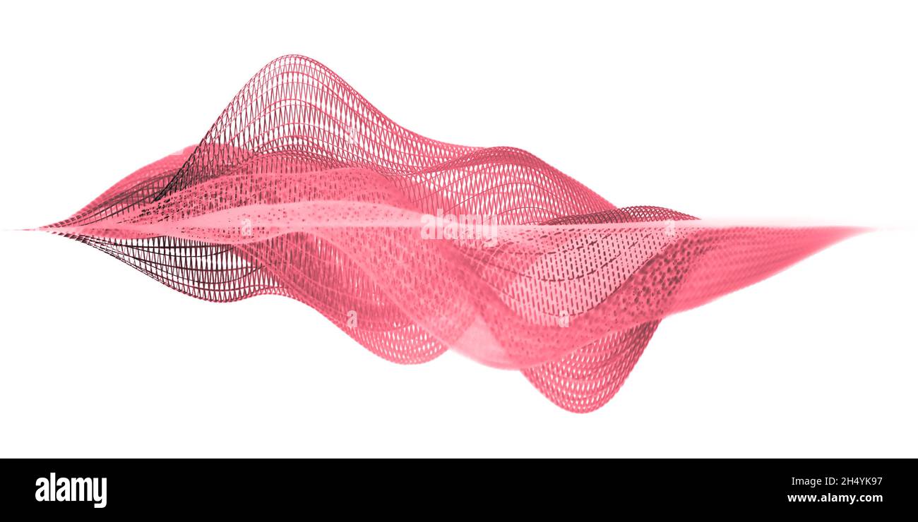 Red sound wave background hi-res stock photography and images - Alamy