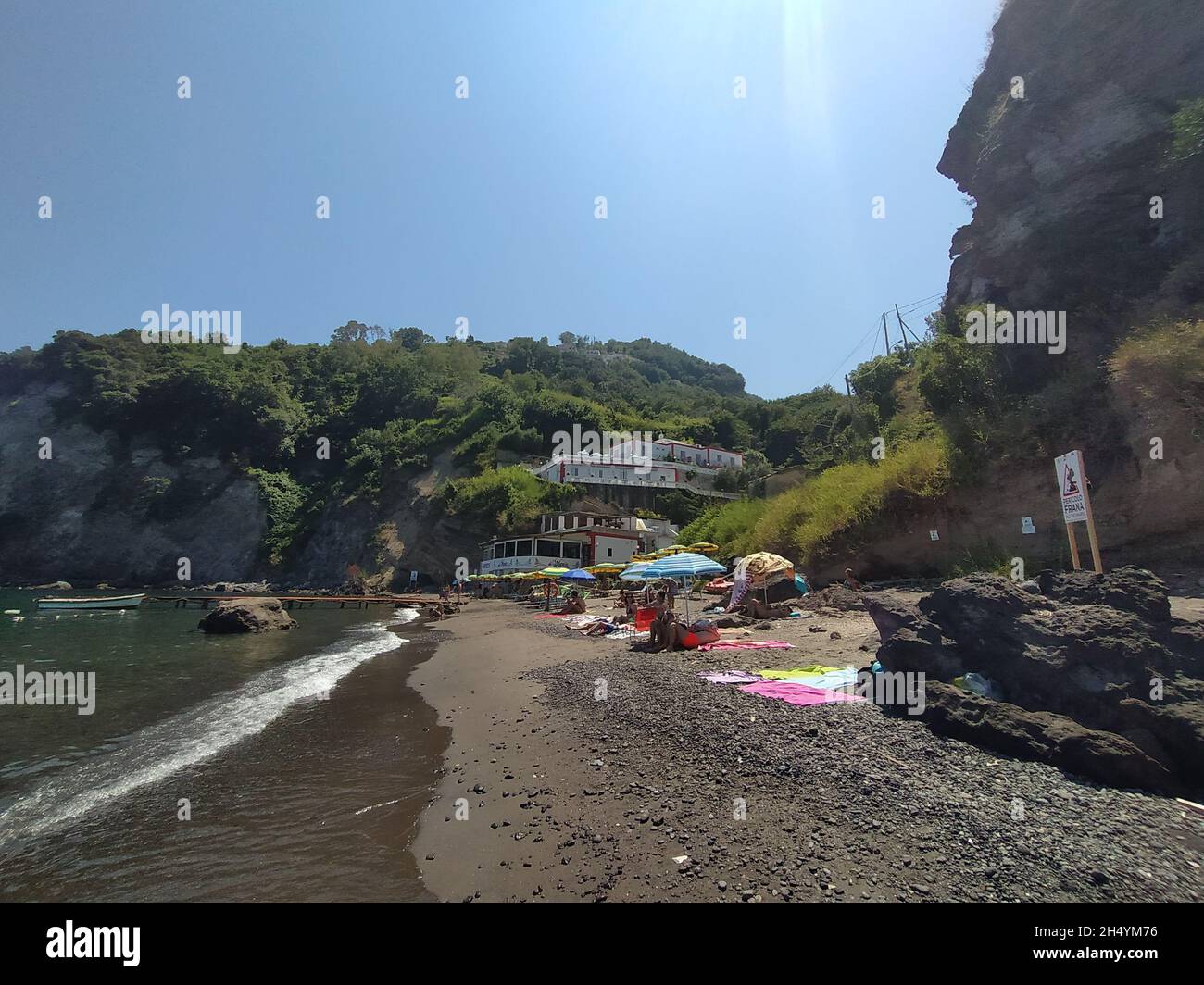Cartaromana beach in Ischia Island, Italy Stock Photo - Alamy