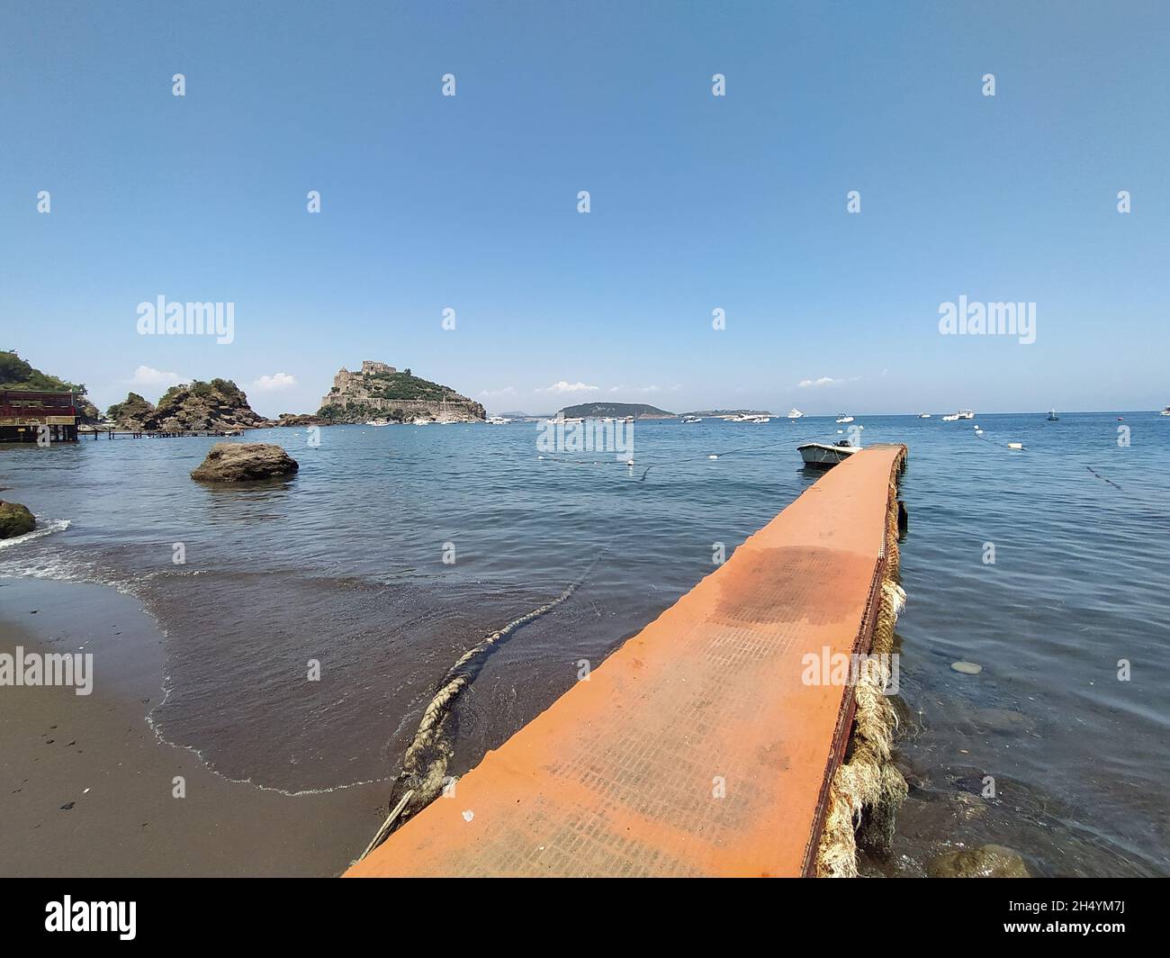 Cartaromana beach in Ischia Island, Italy Stock Photo - Alamy