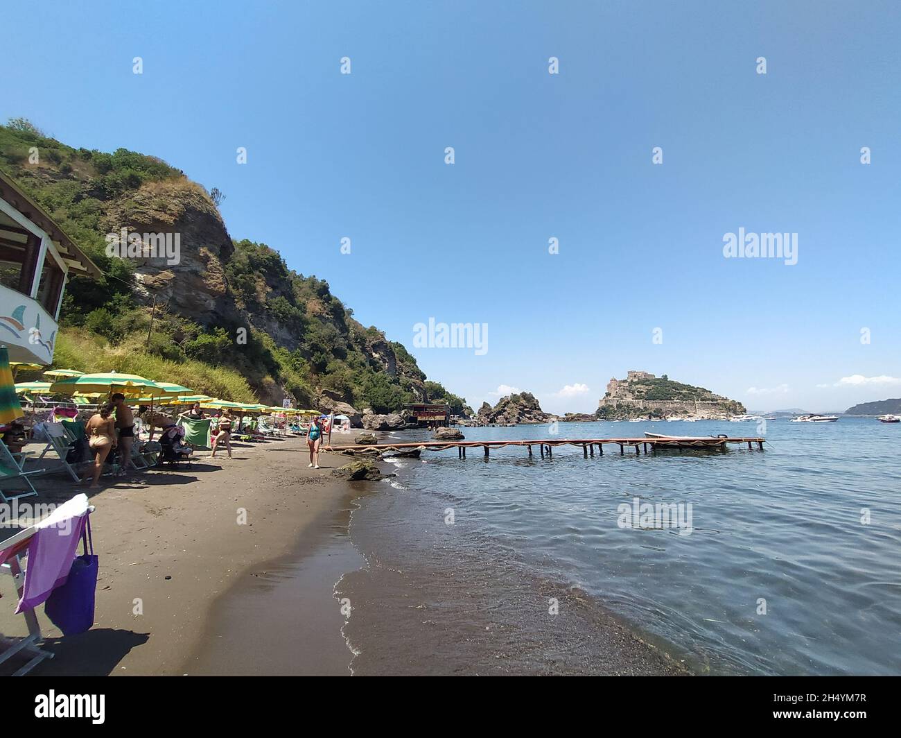 Cartaromana beach in Ischia Island, Italy Stock Photo - Alamy