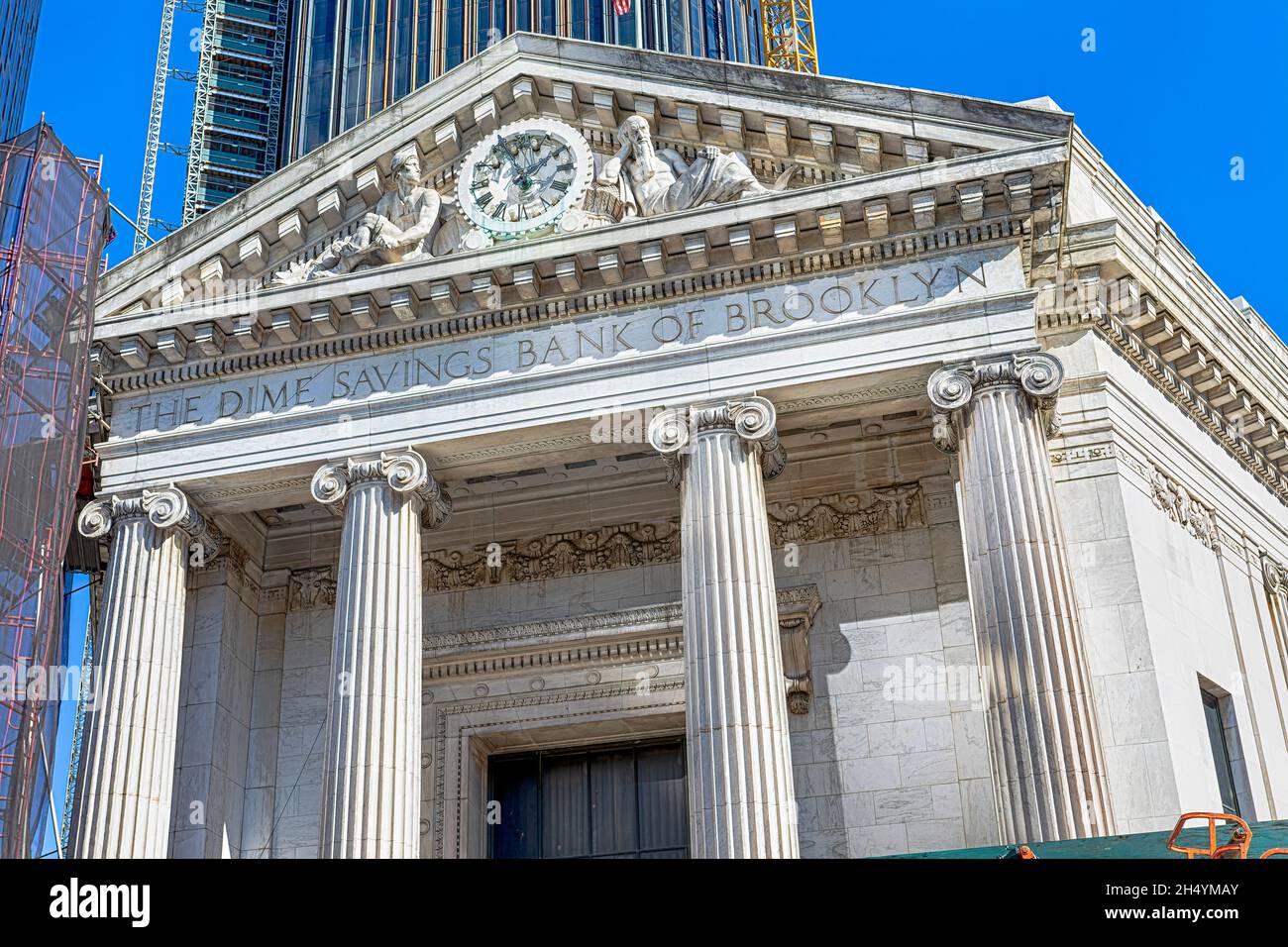 The landmark Dime Savings Bank of Brooklyn at 9 Dekalb Avenue is now ...