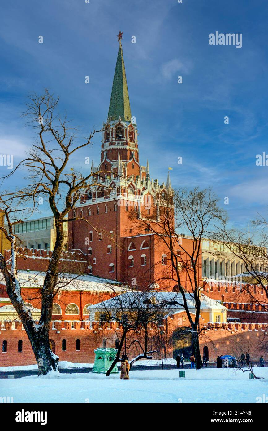 Moscow kremlin tower hi-res stock photography and images - Alamy