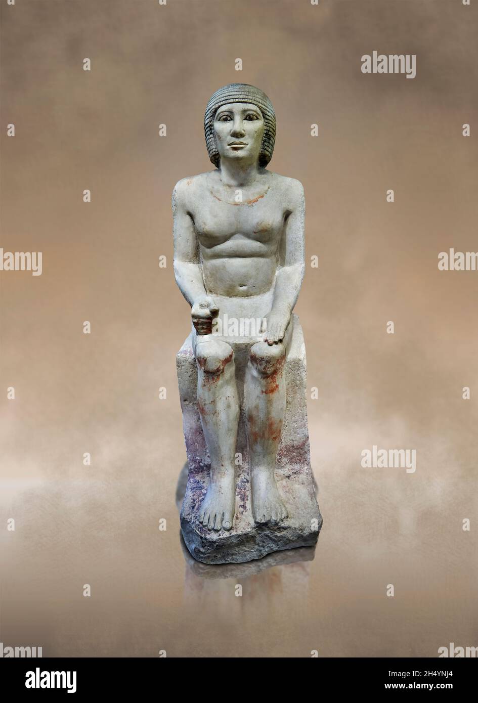 Egyptian statue sculpture of the chief butcher Pehernefer, 2620-2500 ...