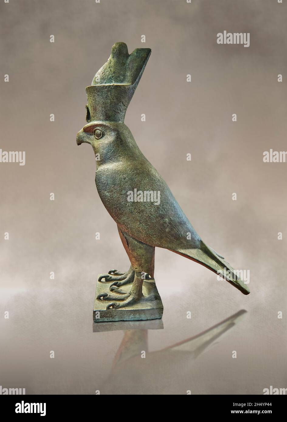 Horus Falcon Statue An Egyptian Bronze Figure Of The Horus Falcon,