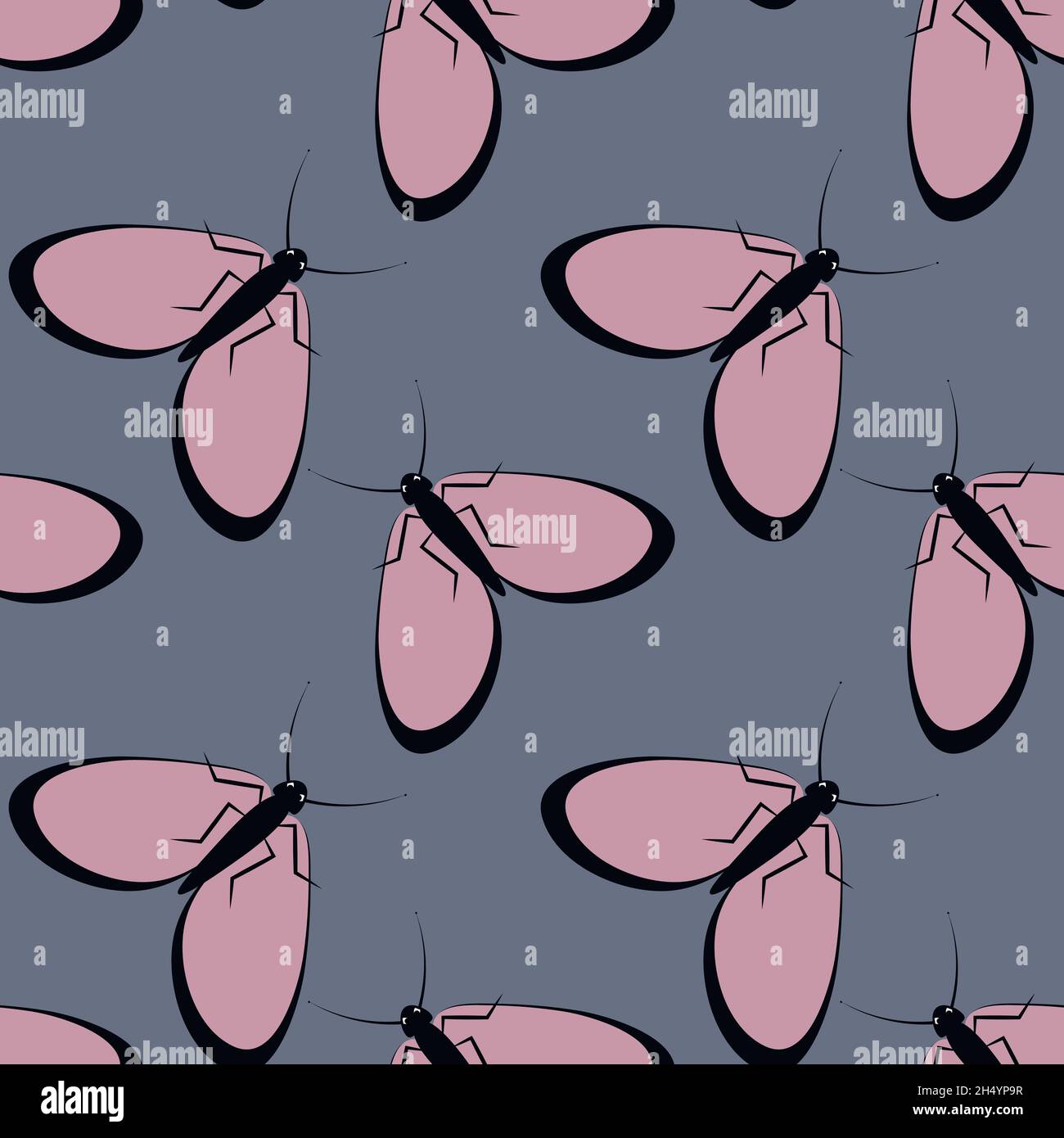 Seamless pattern, endless texture - Illustration on a square background ...
