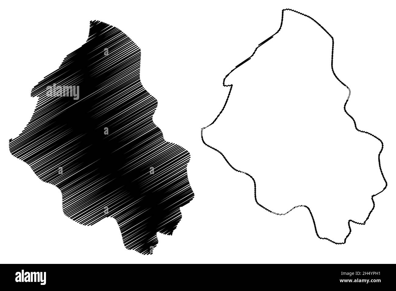 Shi Yomi district (Arunachal Pradesh State, Republic of India) map ...