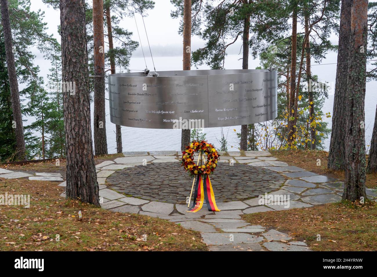 Utoya, Norway 20211105.German Federal President Frank-Walter Steinmeier ...