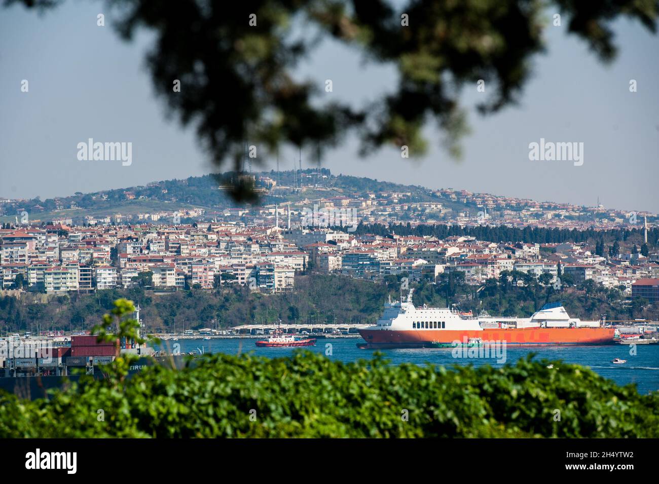 Freighter ship in istanbul hi-res stock photography and images - Alamy