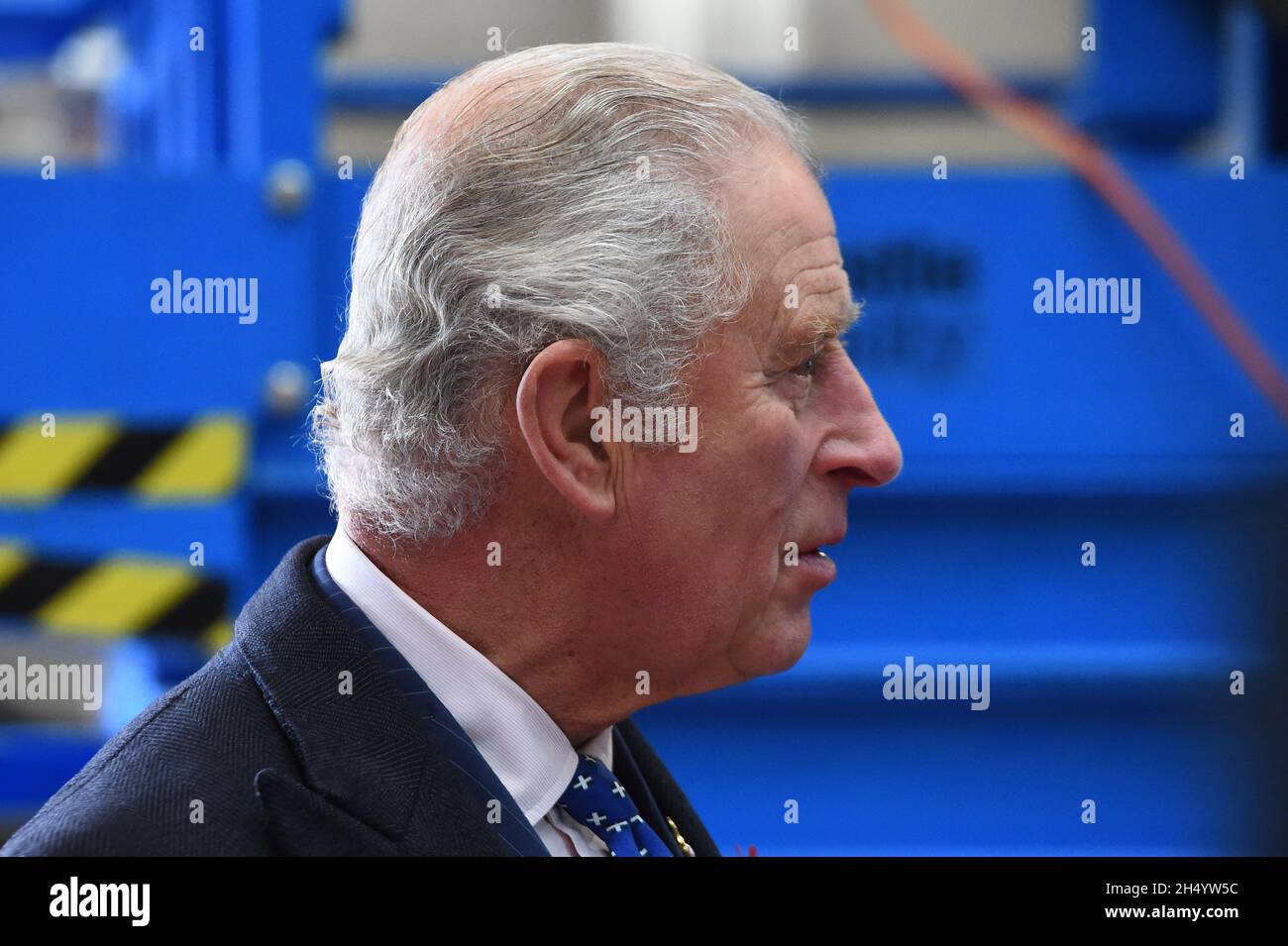The Prince of Wales during a visit to CycloneCC technology at Carbon ...
