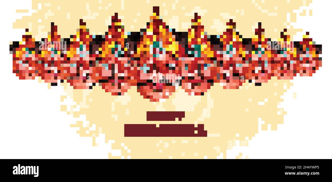 Happy dussehra celebration angry ravan with ten heads card design Stock ...