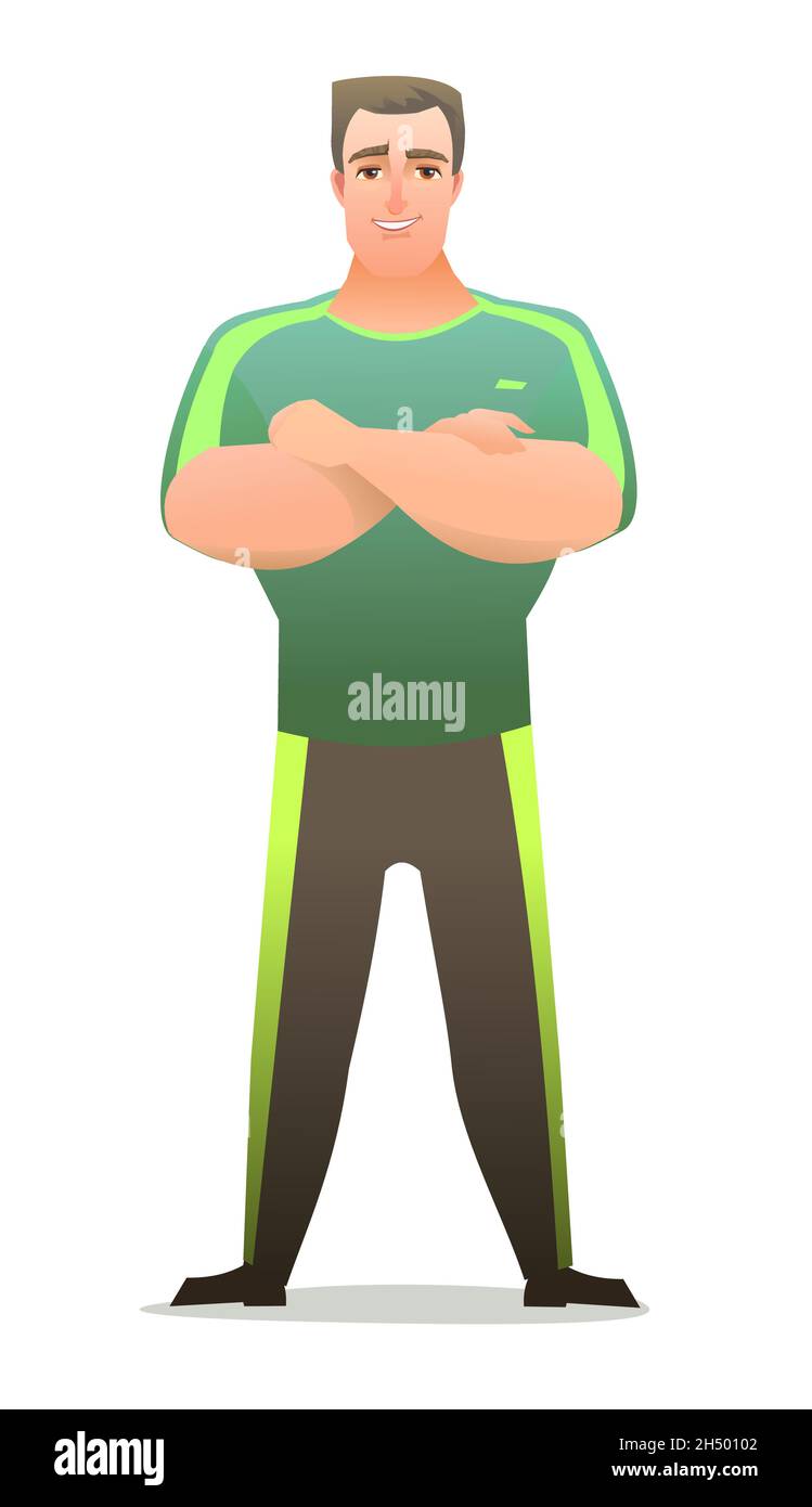 Sport sports comic person Stock Vector Images - Alamy