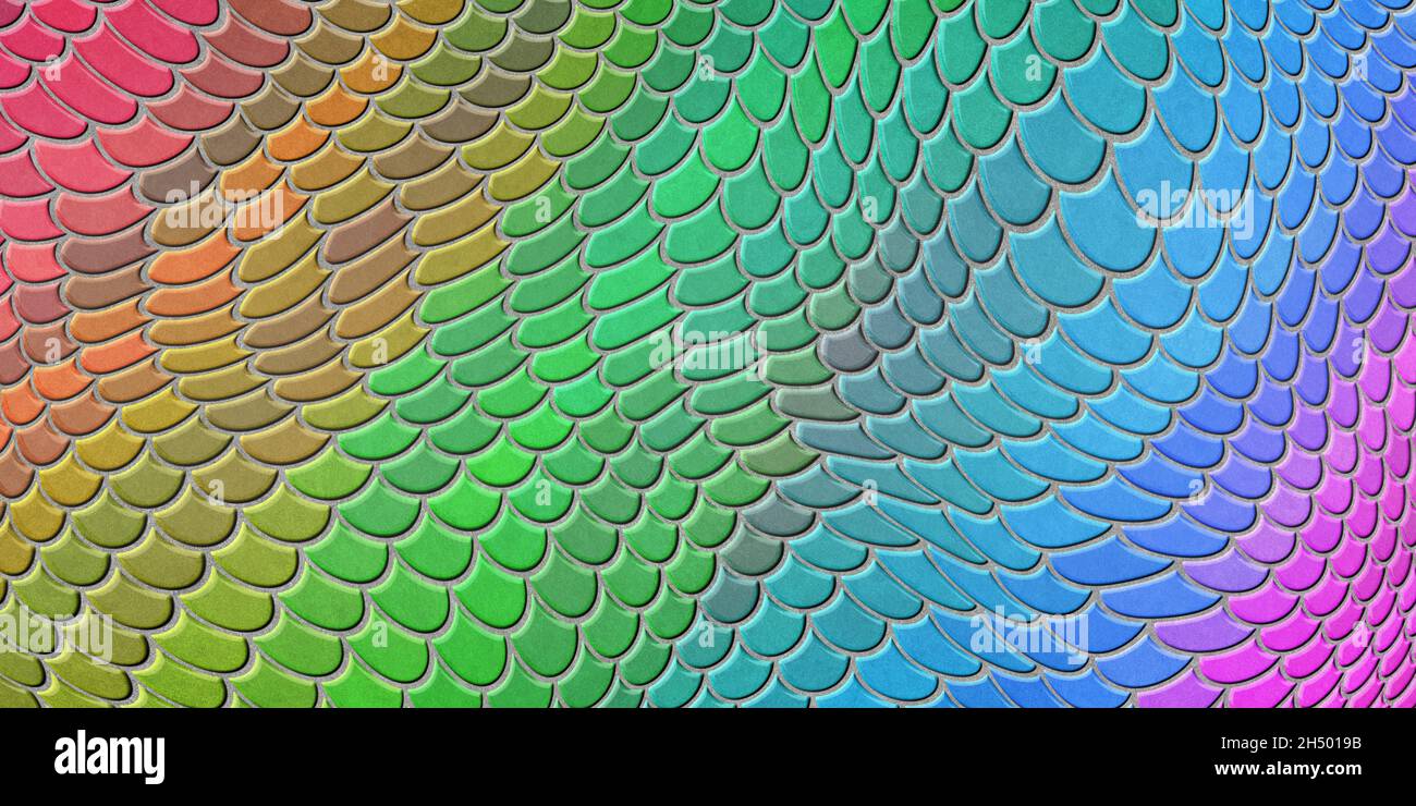 Rainbow mermaid scales, fish scale, Fantasy texture Stock Photo - Alamy