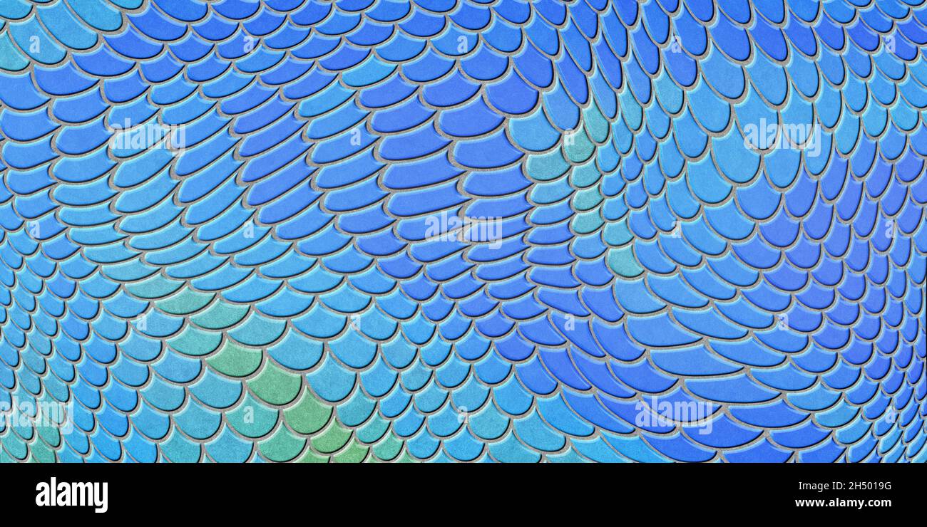 Blue mermaid scales, fish scale, Fantasy texture Stock Photo - Alamy