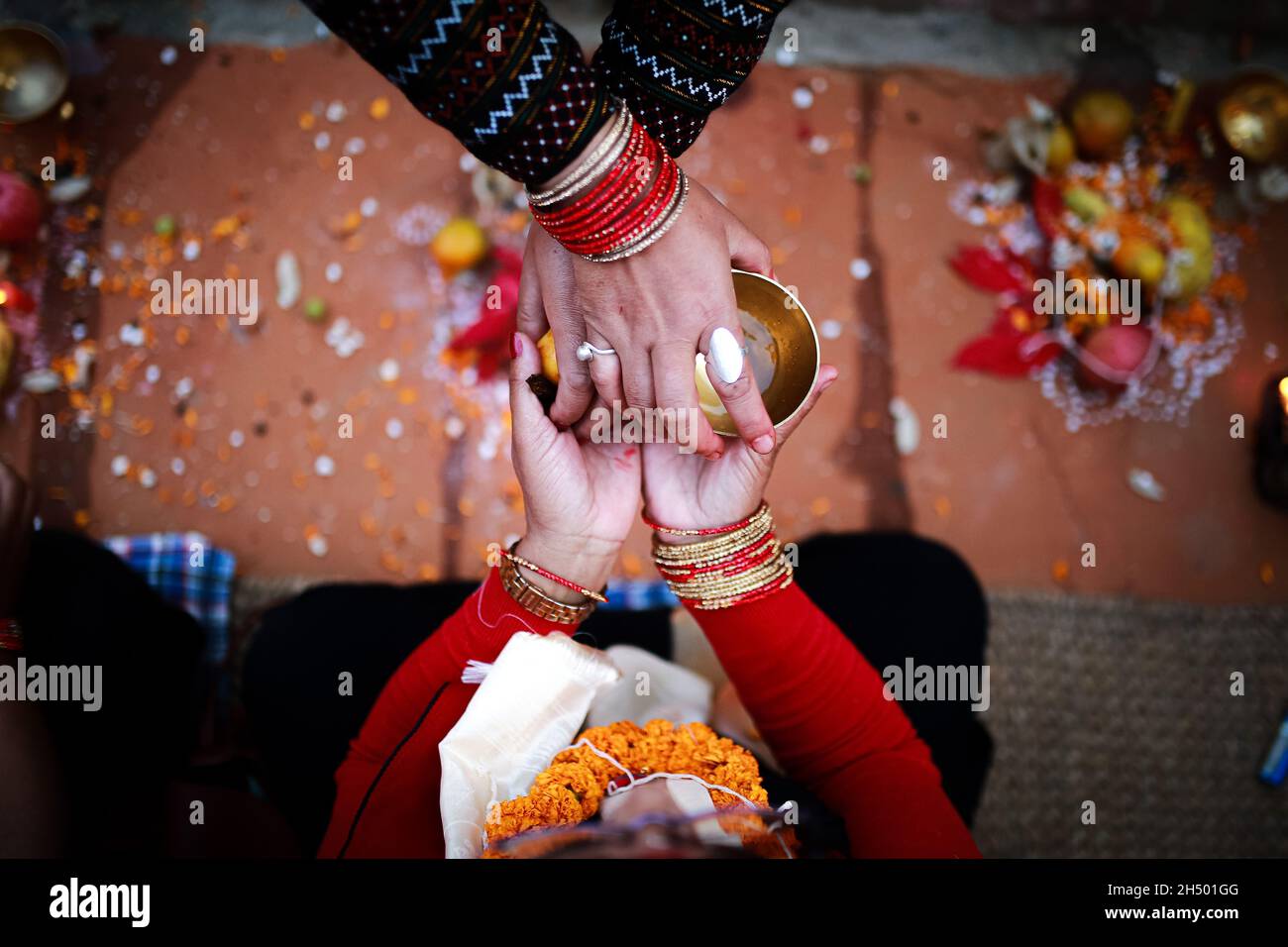 Mha puja hi-res stock photography and images - Alamy