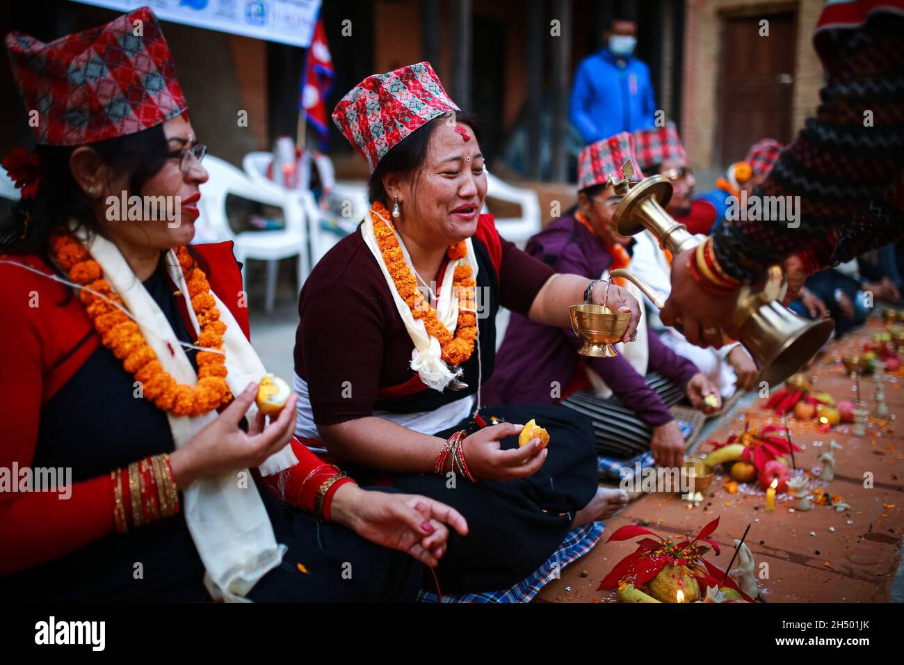 Mha puja hi-res stock photography and images - Alamy