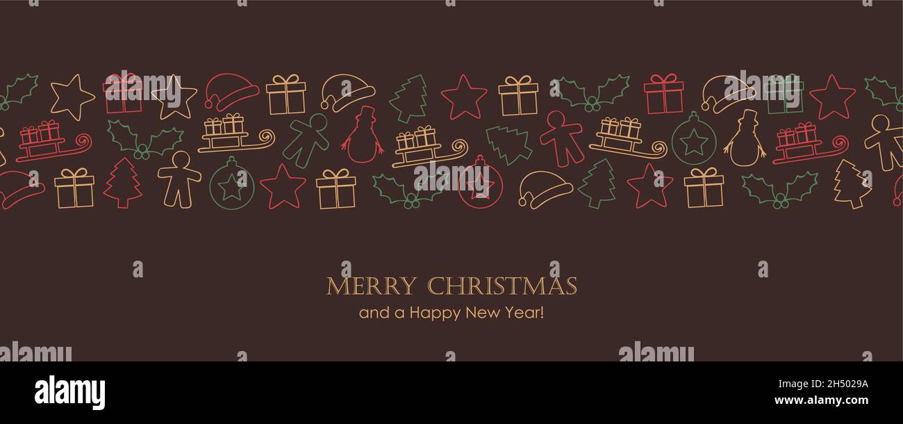 Gold christmas gift card Stock Vector Images - Alamy