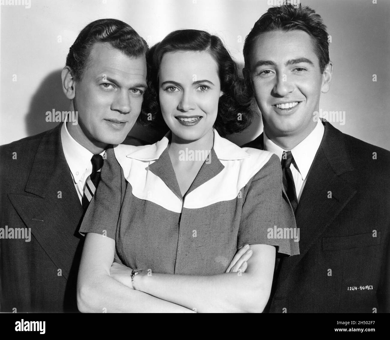 JOSEPH COTTEN TERESA WRIGHT and MACDONALD CAREY publicity portrait in ...