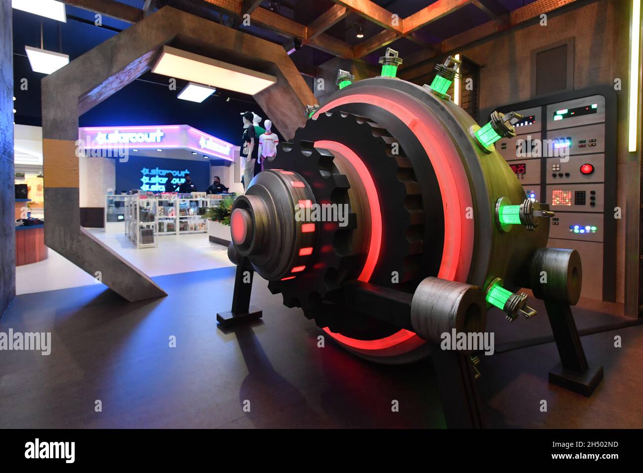 A view of the Stranger Things pop-up store presented by Netflix located ...