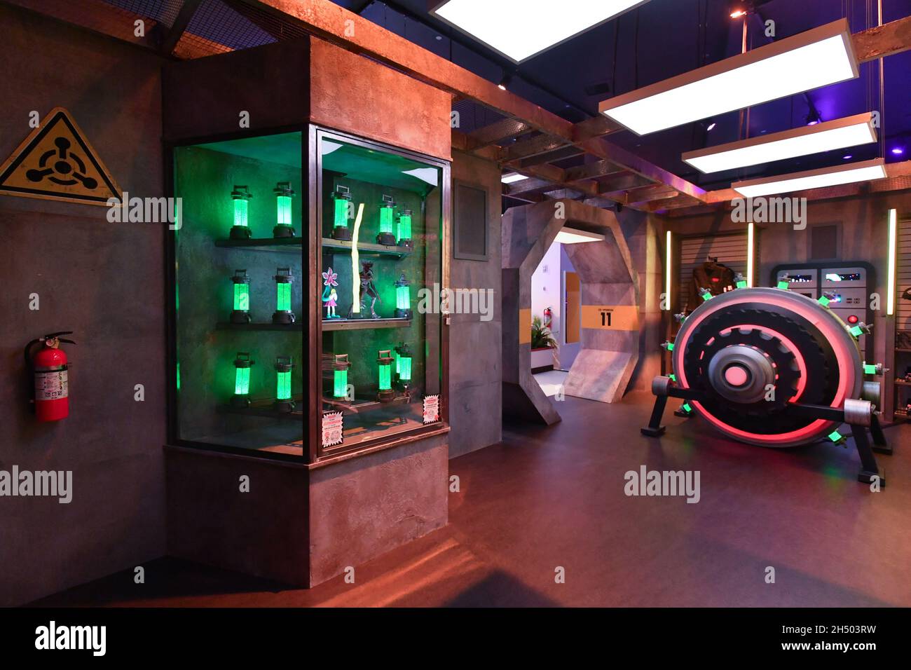 A view of the Stranger Things pop-up store presented by Netflix located ...