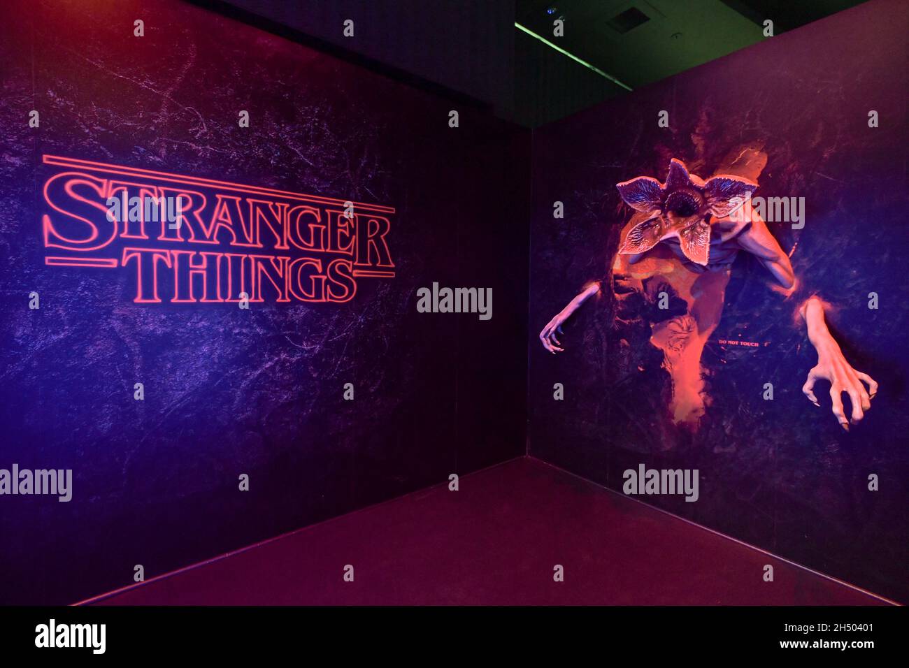 A view of the Stranger Things pop-up store presented by Netflix located ...