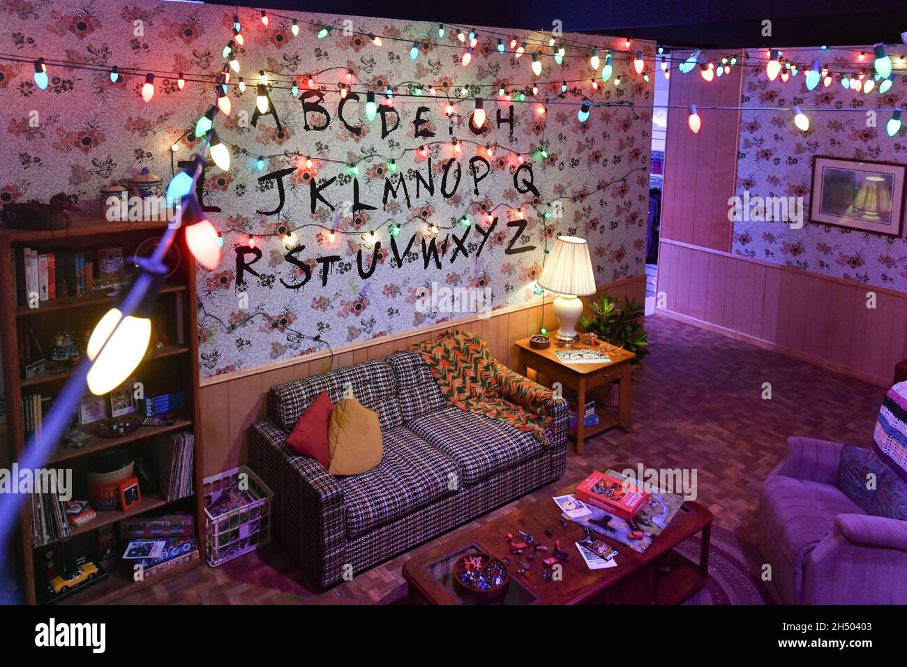 A view of the Stranger Things pop-up store presented by Netflix located ...