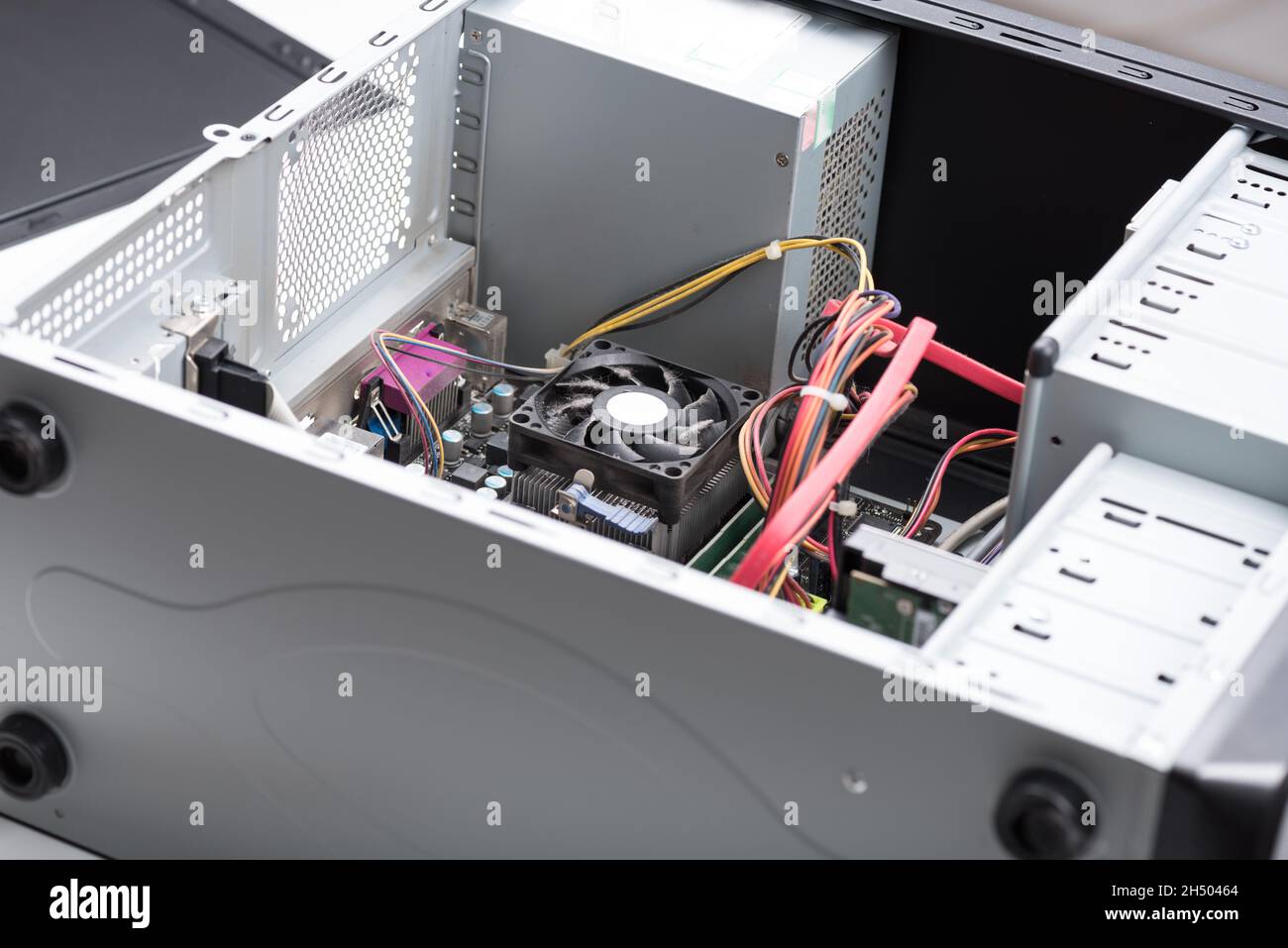 Components inside a computer Stock Photo - Alamy