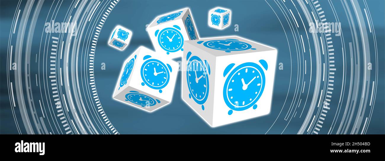 Illustration of a time management concept Stock Photo - Alamy