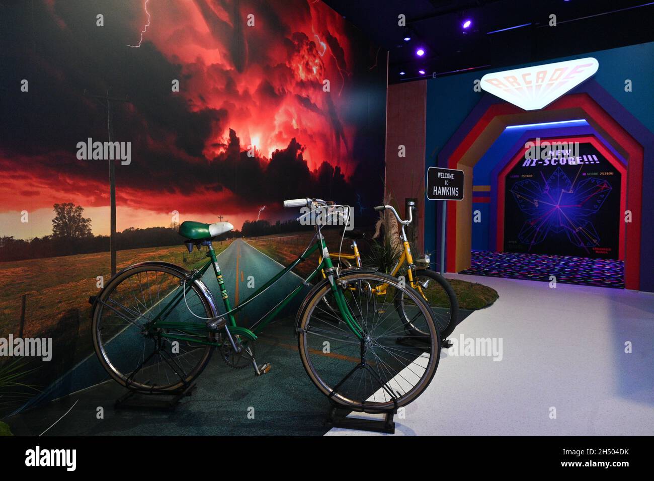 A view of the Stranger Things pop-up store presented by Netflix located ...