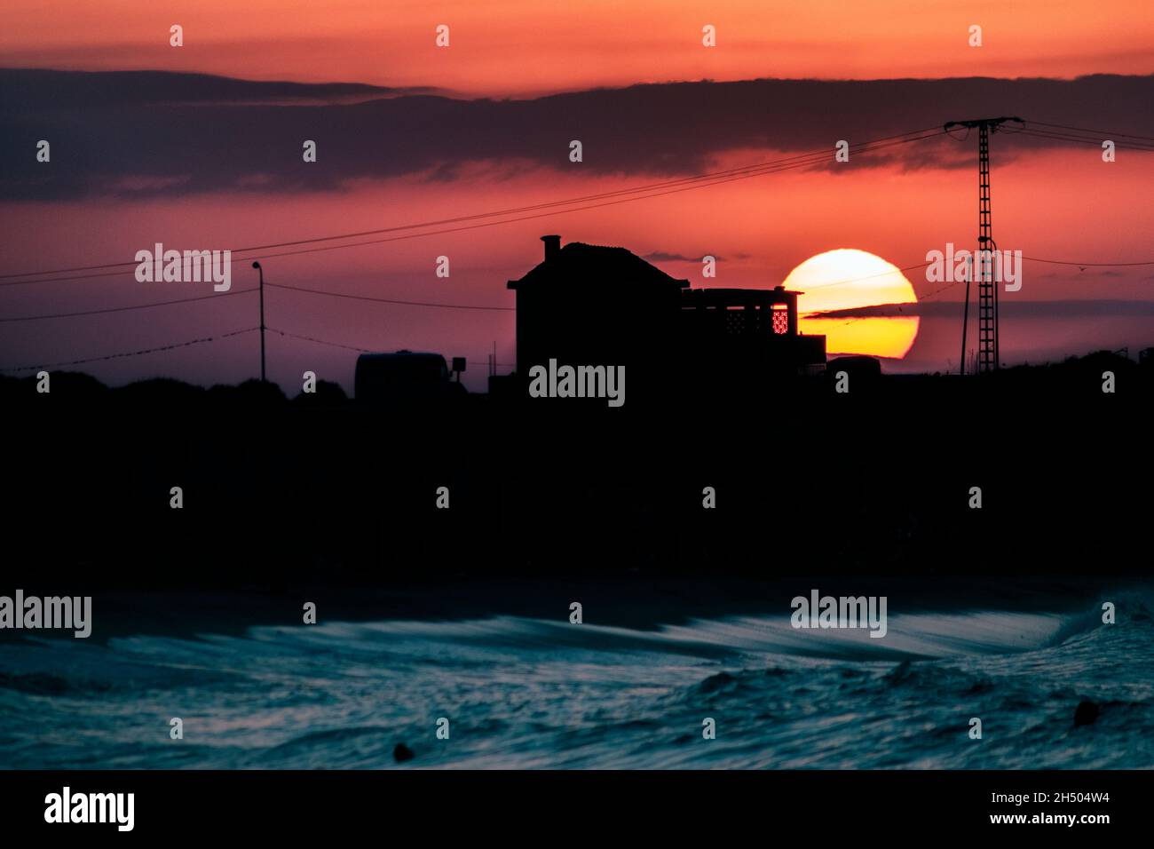 Poster sunsets hi-res stock photography and images - Alamy