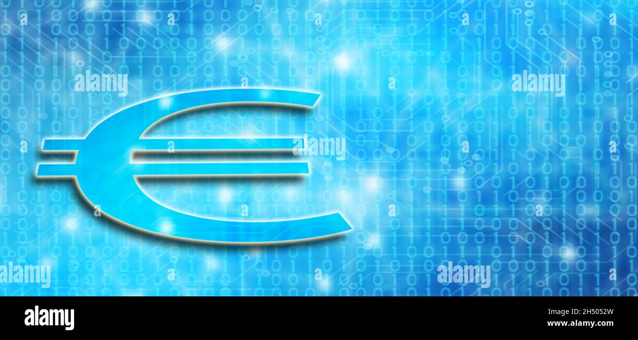 digital Euro, new digital currency concept Stock Photo - Alamy