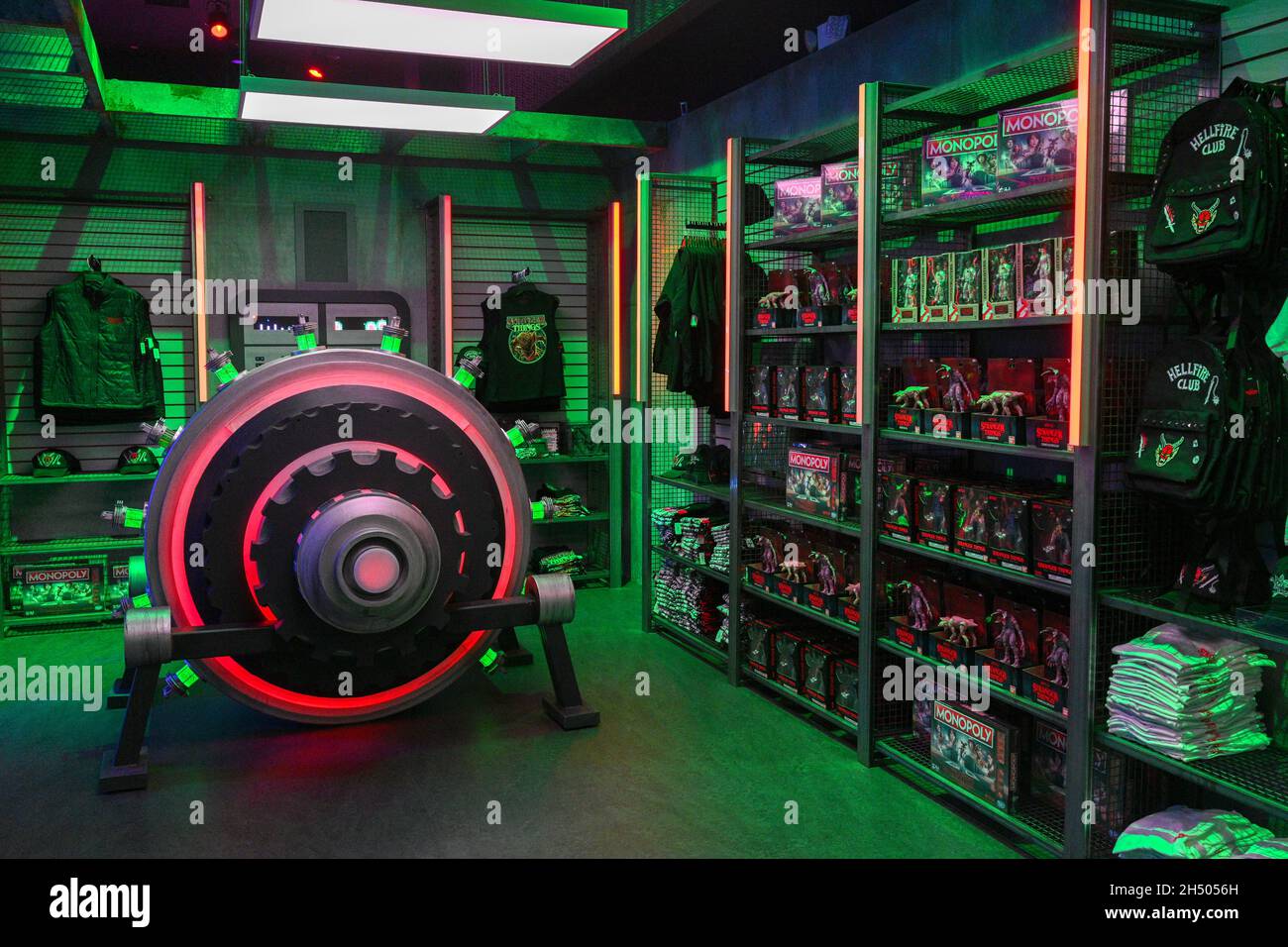 A view of the Stranger Things pop-up store presented by Netflix located ...