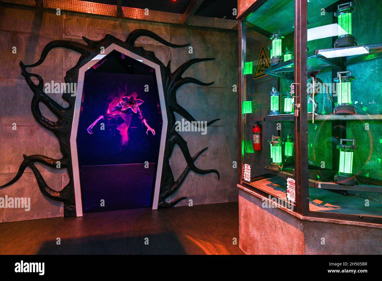 A view of the Stranger Things pop-up store presented by Netflix located ...