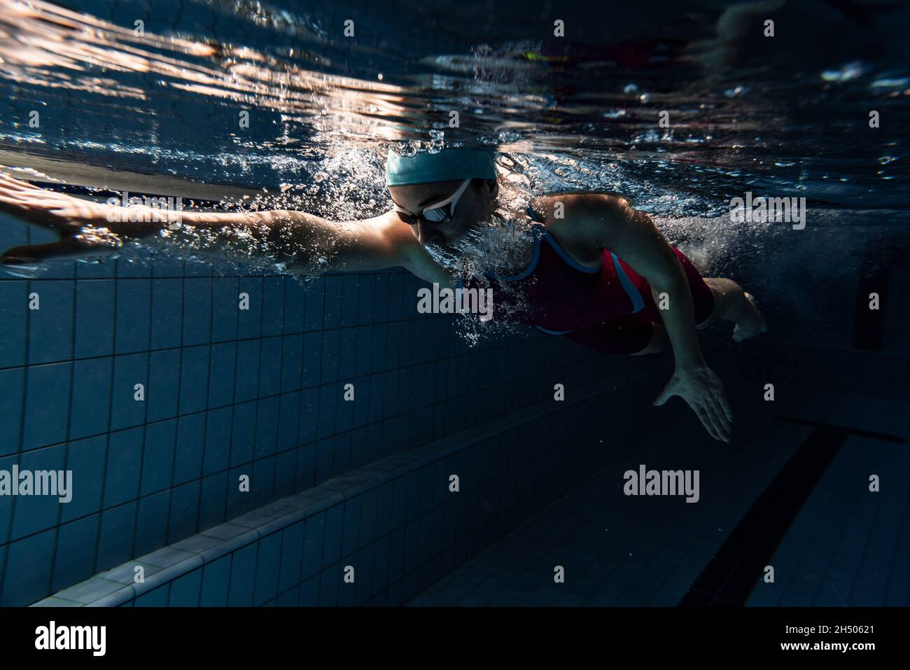 Graceful Movements In The Water High Resolution Stock Photography and ...