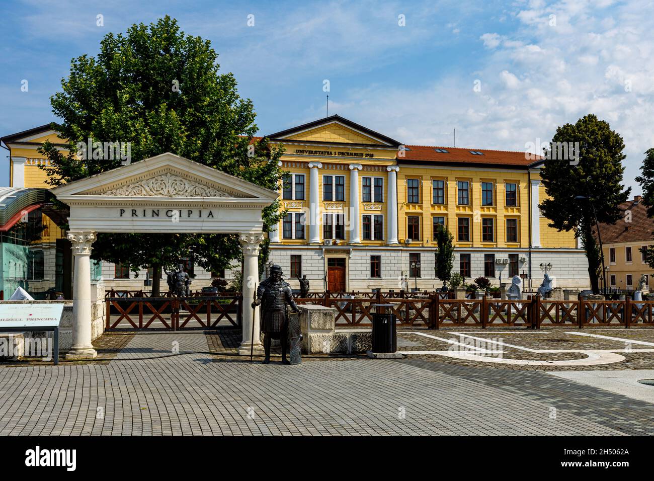 The old fortress of Alba Iulia in Romania Stock Photo - Alamy