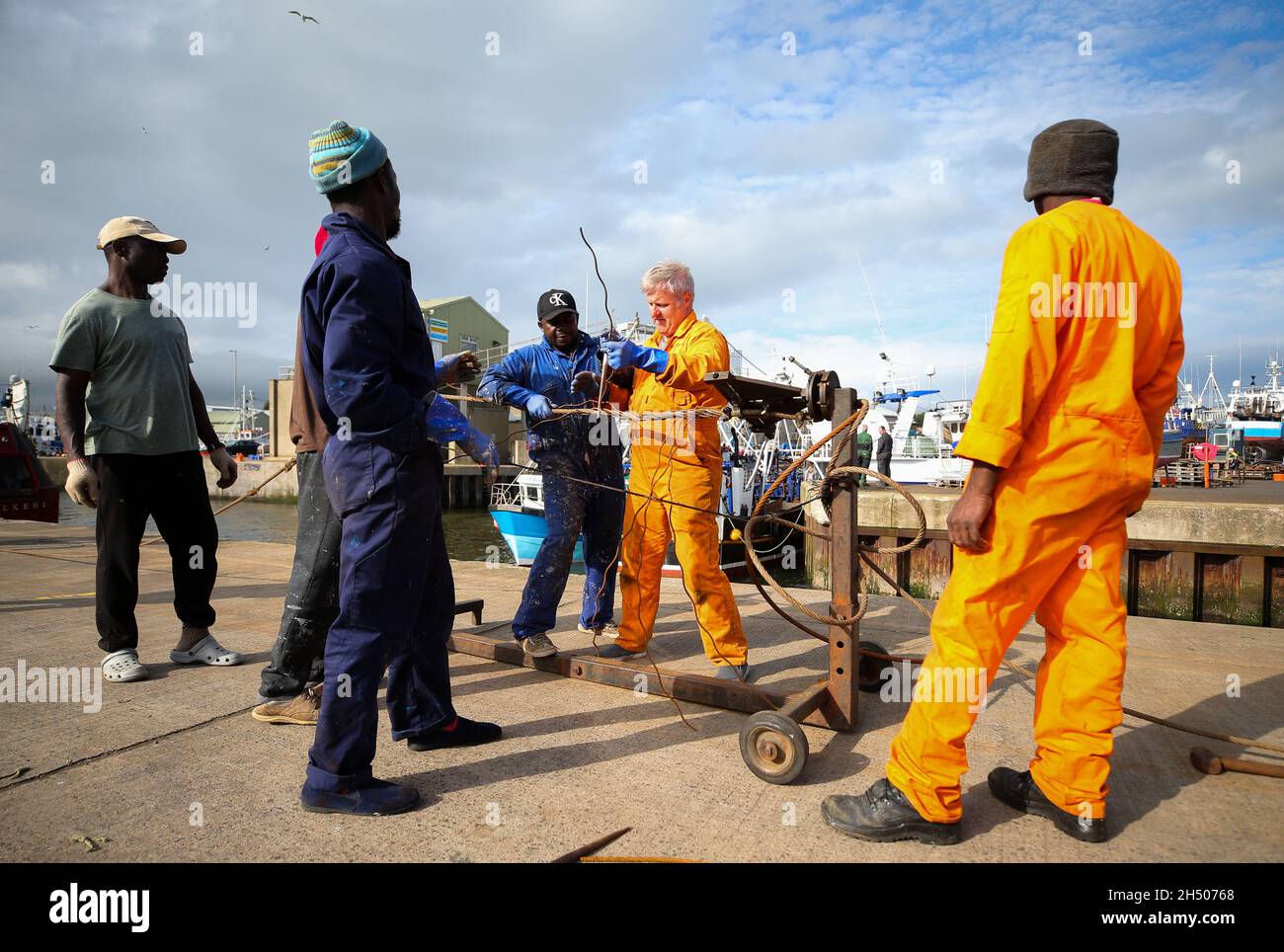 Overfishing trawler nets fish hi-res stock photography and images - Alamy