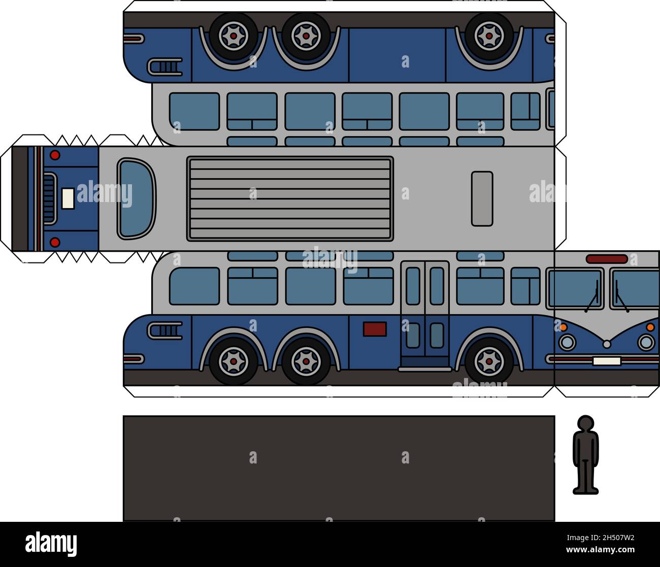 Papercraft city Stock Vector Images - Alamy