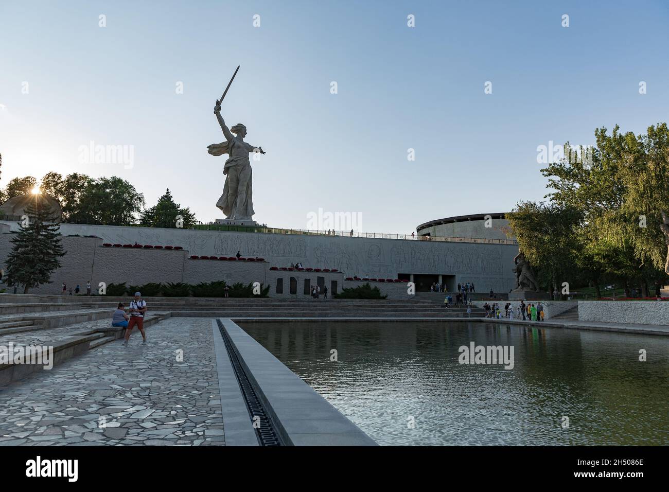 VOLGOGRAD, RUSSIA - AUGUST 16, 2020: The Grieving Mother and Motherland ...
