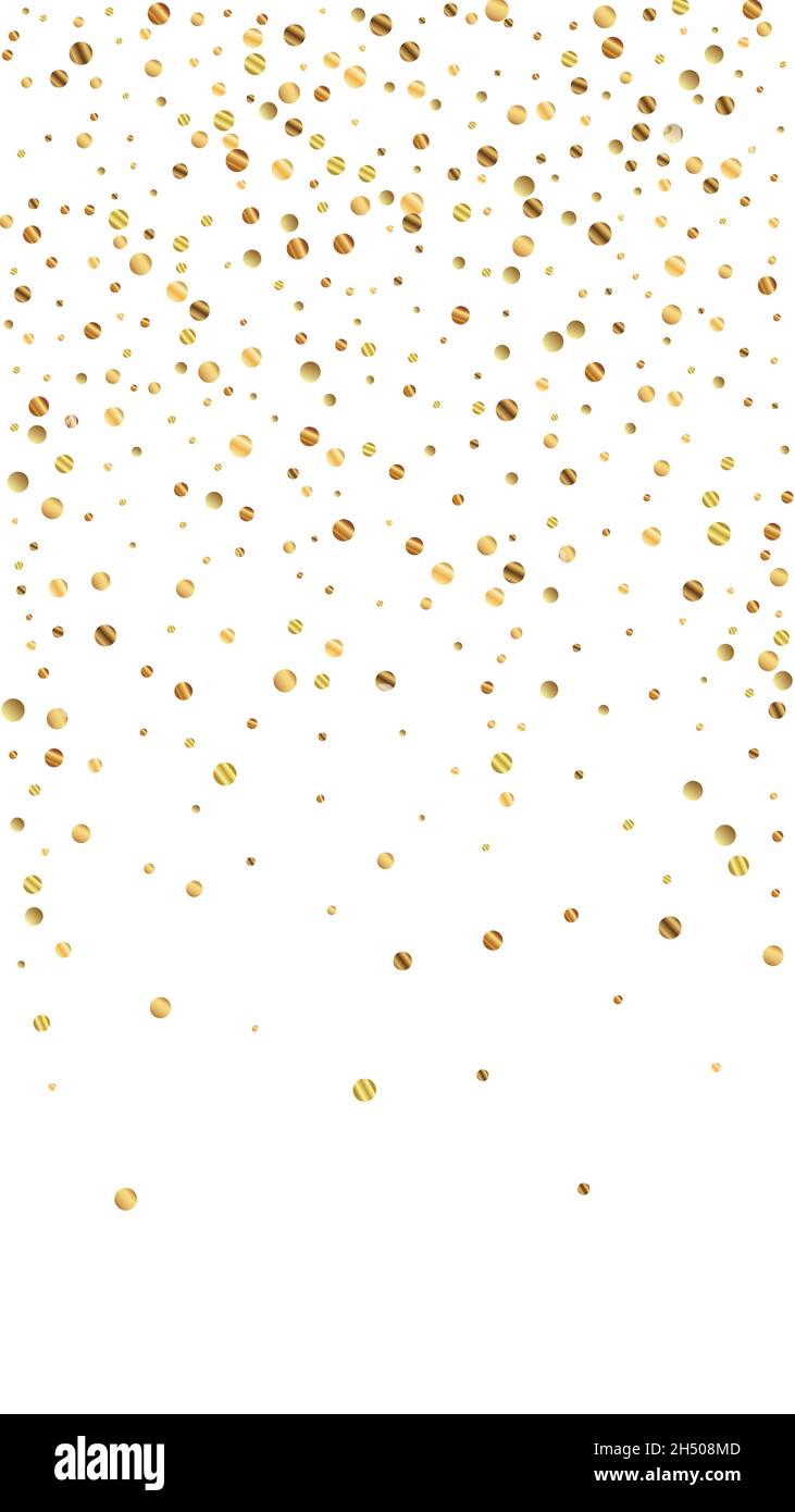 Festive fabulous confetti. Celebration stars. Sparse gold confetti on ...