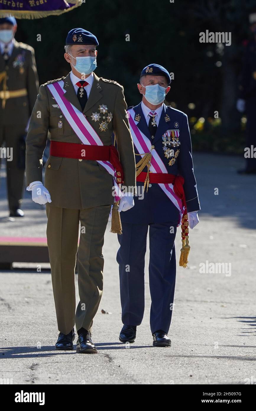 Madrid, Spain. 05th Nov, 2021. King Felipe VI of Spain attends the ...