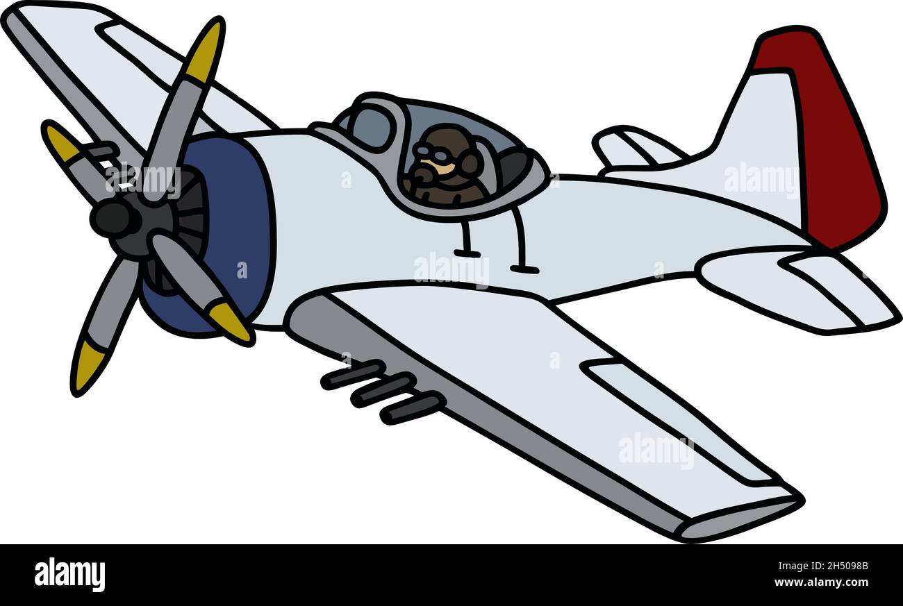 Light red aircraft plane Stock Vector Images - Alamy